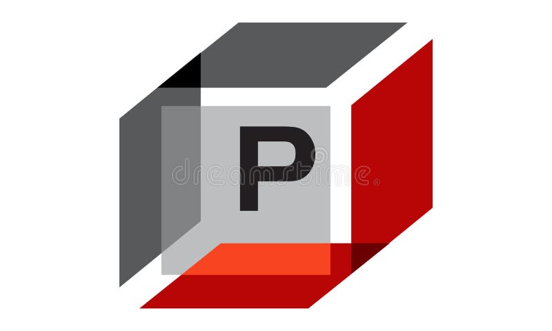 Box Initial P stock vector. Illustration of paper, industrial - 90075145
