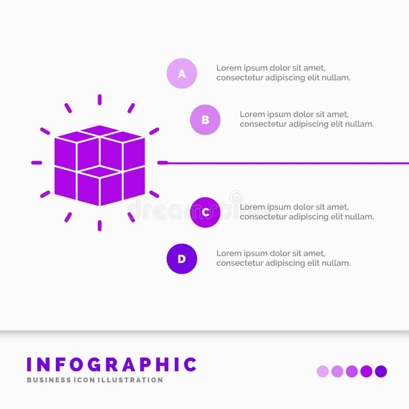 Box, Labyrinth, Puzzle, Solution, Cube Infographics Template for ...