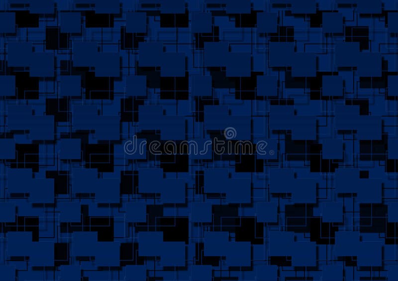 Box Layered Pattern in the Shade of Blue Stock Image - Image of dark ...