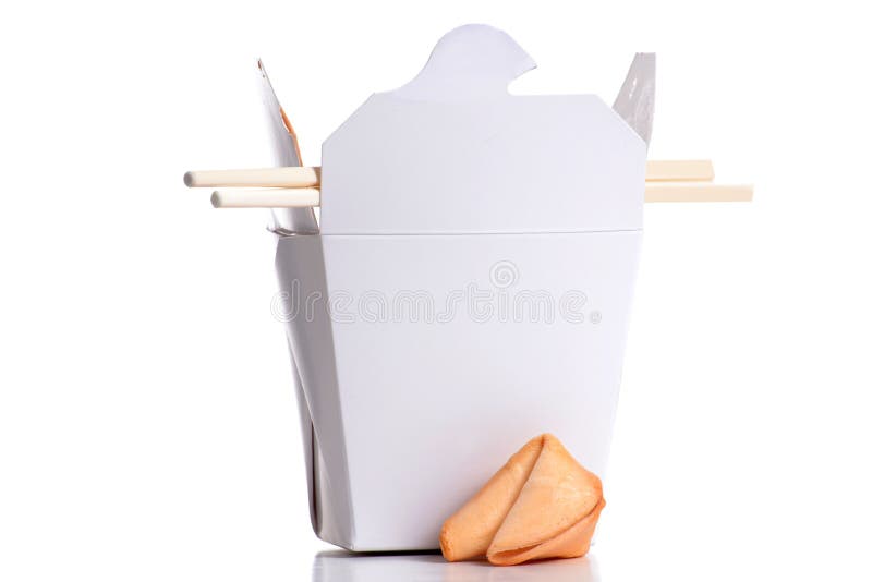 Chinese Take Out Box stock image. Image of copy, container - 34640573