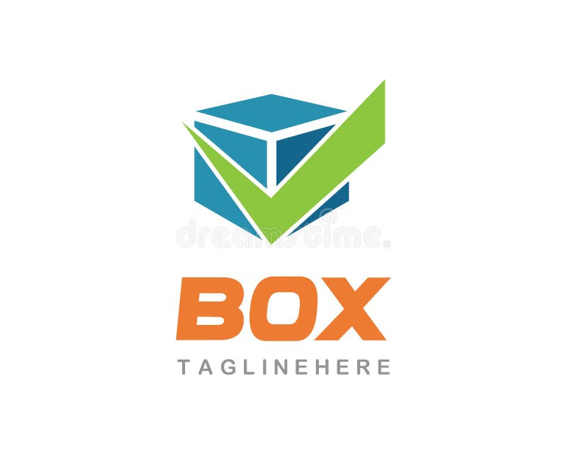 Box logo vector stock vector. Illustration of modern - 124577215