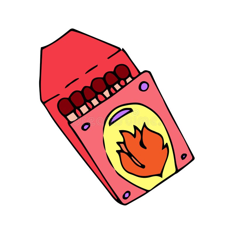 Matches Doodle Stock Illustrations – 337 Matches Doodle Stock ...