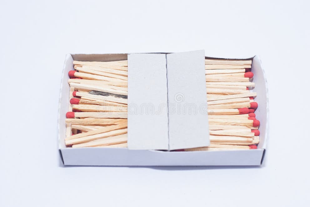 Box of matchstick stock image. Image of match, camping - 58450491