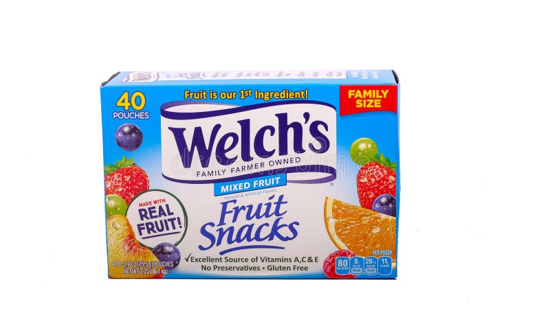 Welchs Fruit Snacks editorial image. Image of mixed - 193414905