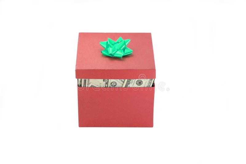 A box of money stock image. Image of business, gifts, present - 1390715