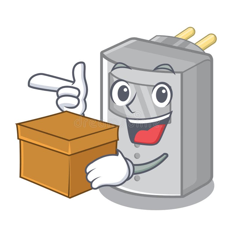 With Box Motion Sensor in the Cartoon Shape Stock Vector - Illustration ...