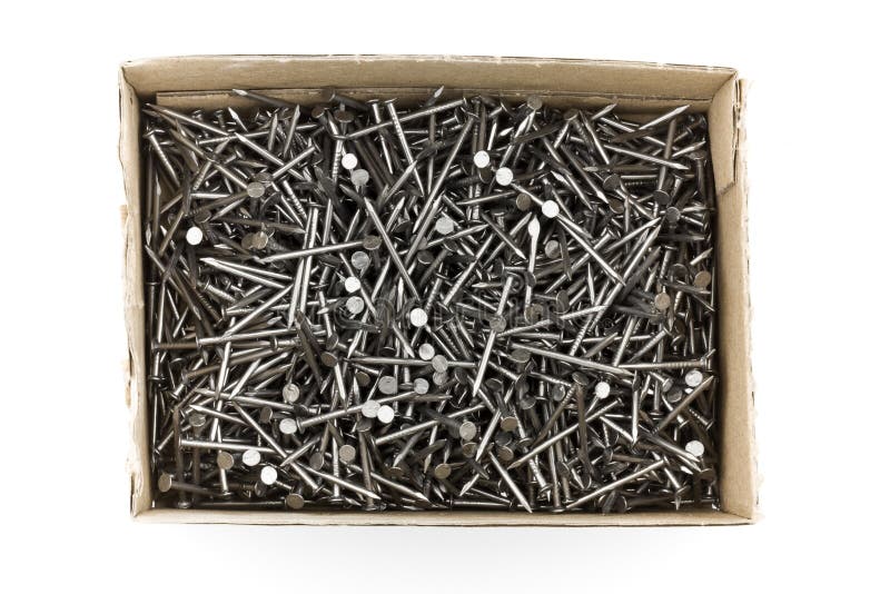 Box Of Nails Picture. Image: 4393163