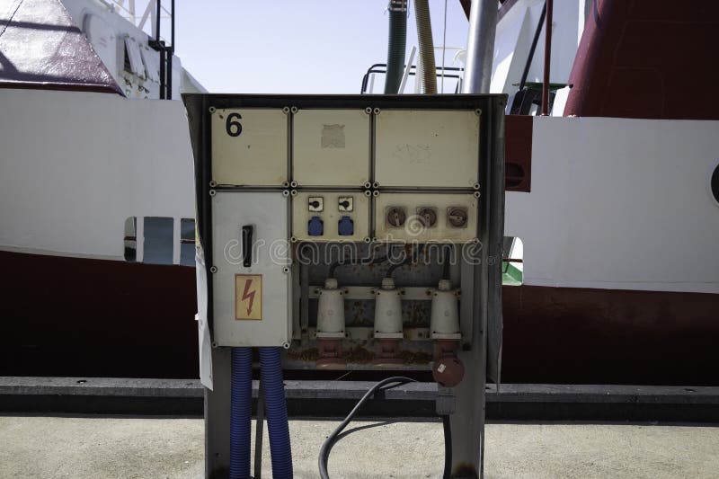 A Box with the Number 6 on it Stock Image - Image of fuel, shipping ...