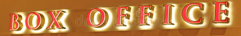 Box office stock photo. Image of colorful, sign, advertisement - 64497828