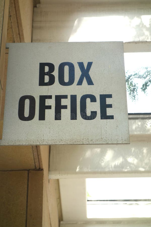 Box Office Sign stock image. Image of entertainment, movie - 44294859