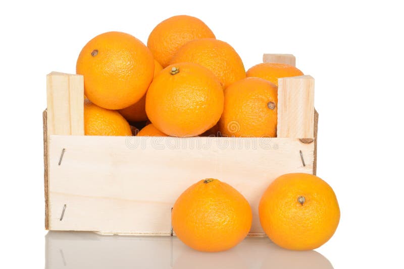 Box of fresh oranges stock photo. Image of nature, fruit - 63339616