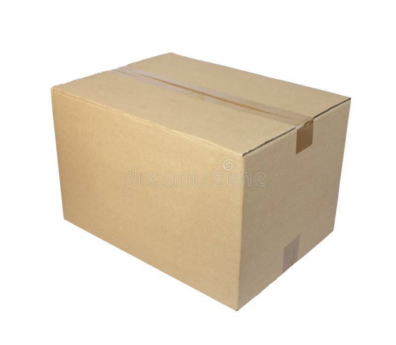 Pasteboard box stock photo. Image of pasteboard, corrigated - 10285076