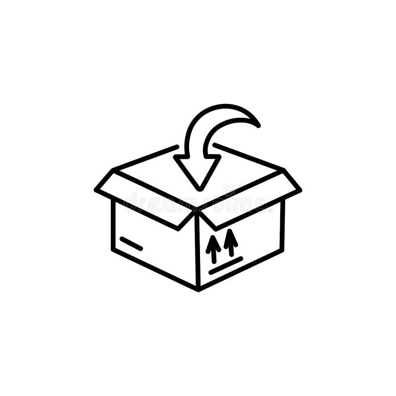 Box Package Icon Vector. Packaging Illustration As a Simple Vector Sign ...