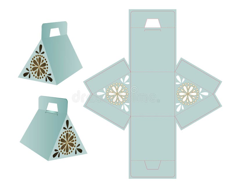 Packaging Design.Vector Illustration of Box. Stock Vector ...