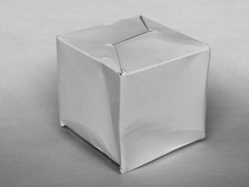 Box Packet Parcel in Black and White Stock Photo - Image of packet ...
