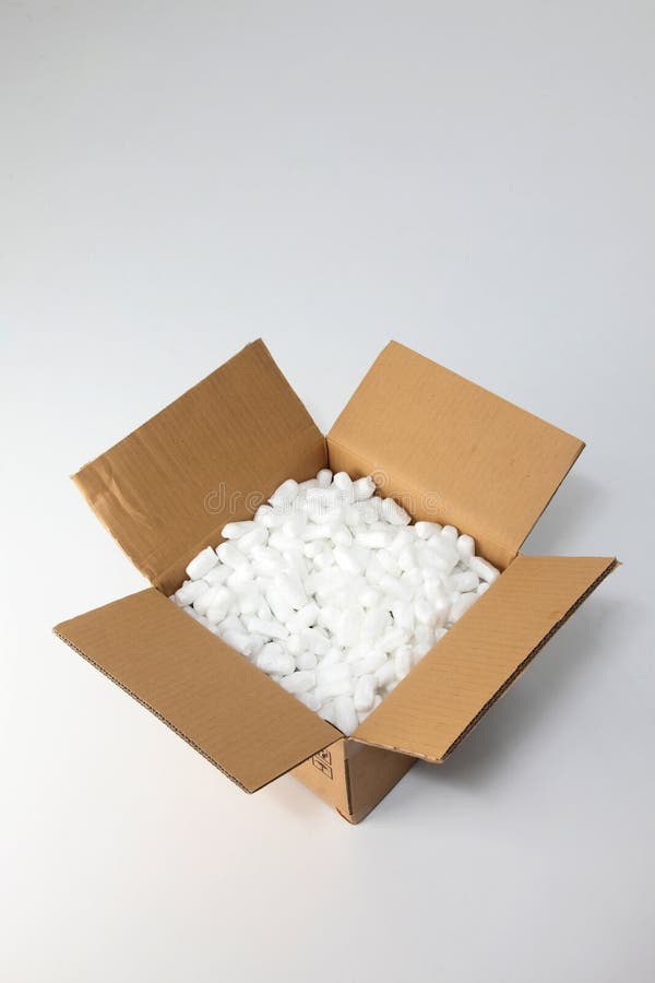 Box with packing form stock photo. Image of compartment - 11399872