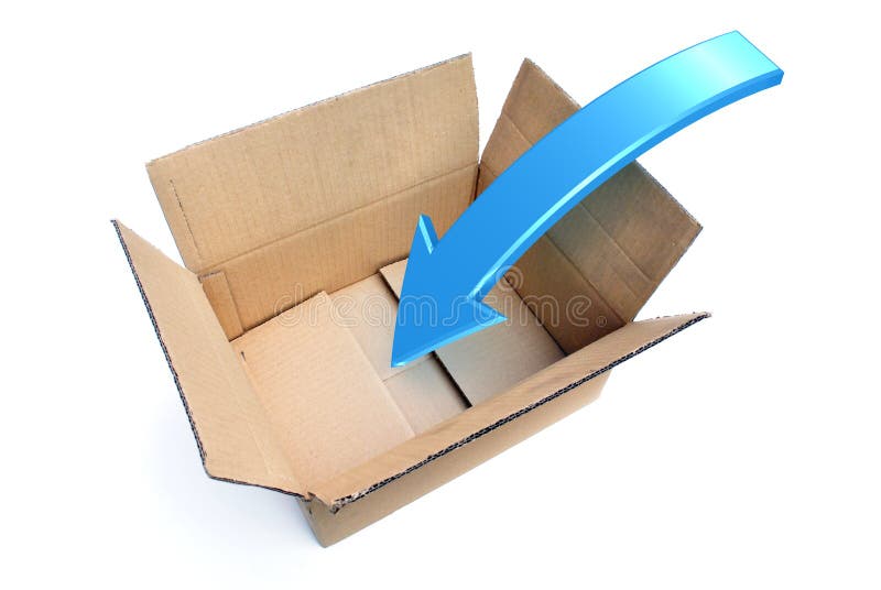 Box Packing Rendered Illustration Stock Illustration - Illustration of ...