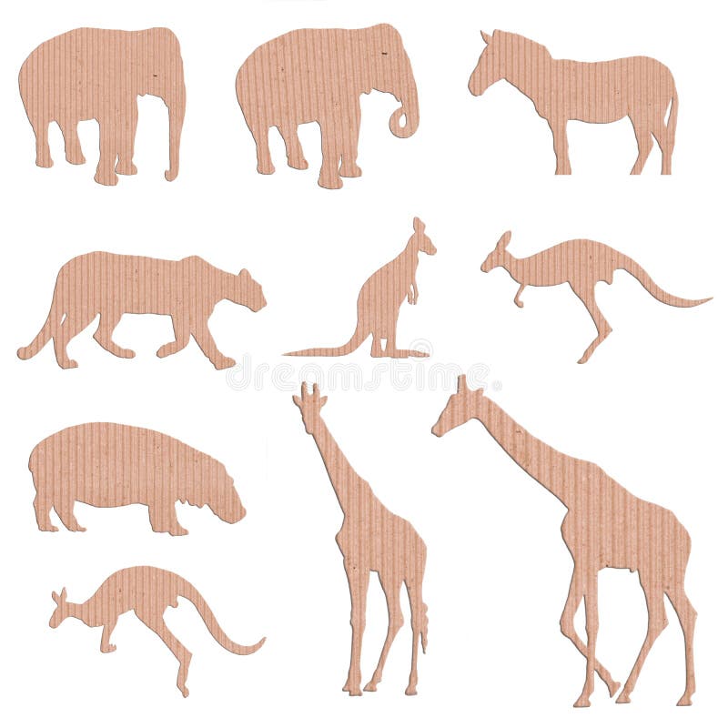 Box paper animal shape stock image. Image of concept - 56429131