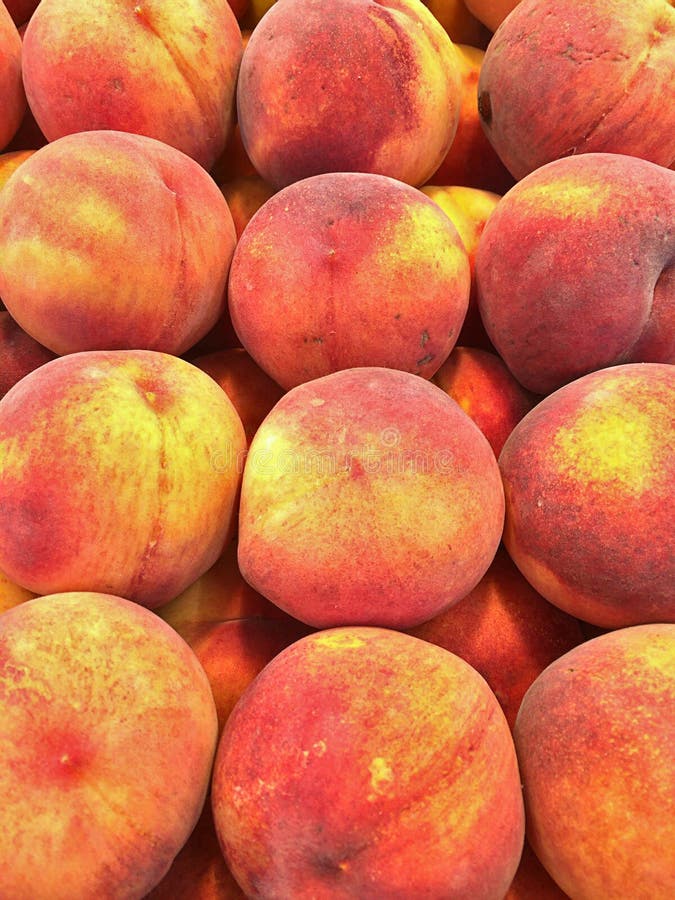 A box of peaches stock photo. Image of fresh, vitamin - 79352628
