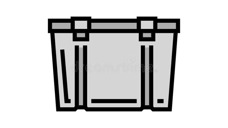 Plastic Bag Color Icon Animation Stock Video - Video of luggage, case ...