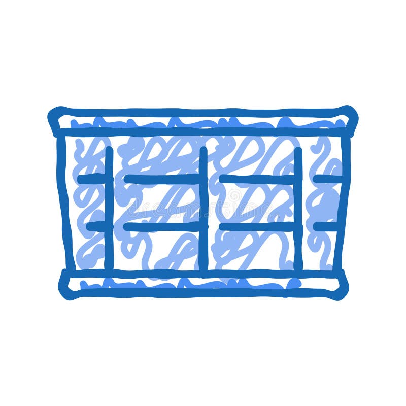 Box Plastic Package Icon Doodle Illustration Stock Illustration ...
