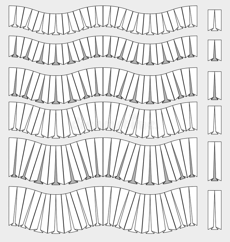 Ruffle Stock Illustrations – 890 Ruffle Stock Illustrations, Vectors ...