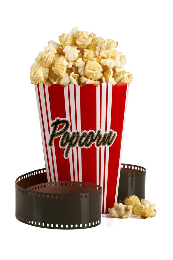 Popcorn box stock image. Image of nobody, delicious, cardboard - 34844197