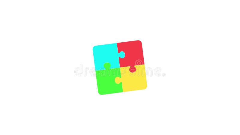 Box Puzzle Animated Colorful Puzzle Combining Designing Box Puzzle Game ...