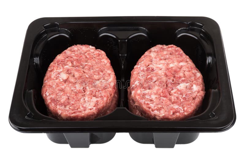 Box with Raw Meatballs of Ground Beef Stock Image - Image of freshness ...