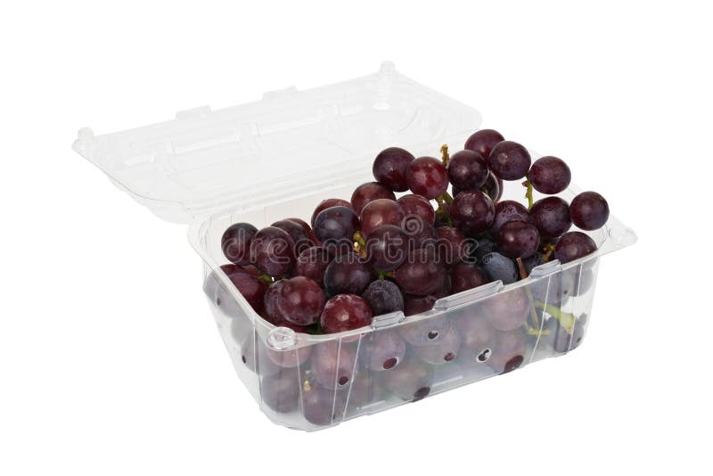 Box of red grapes. stock image. Image of silo, grapes - 24482627