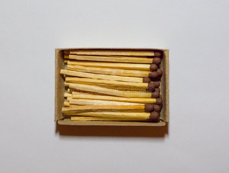 Regular Matches on a Brown Background Stock Image - Image of hill ...