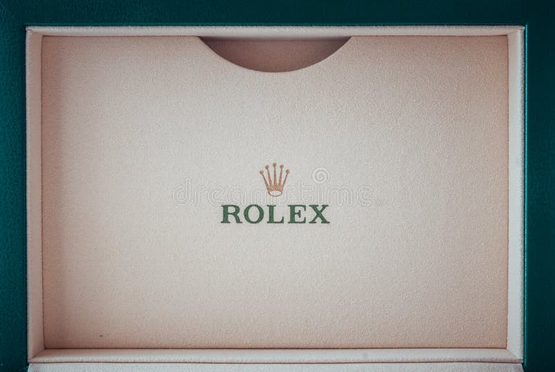 The box of rolex watch editorial photography. Image of background ...