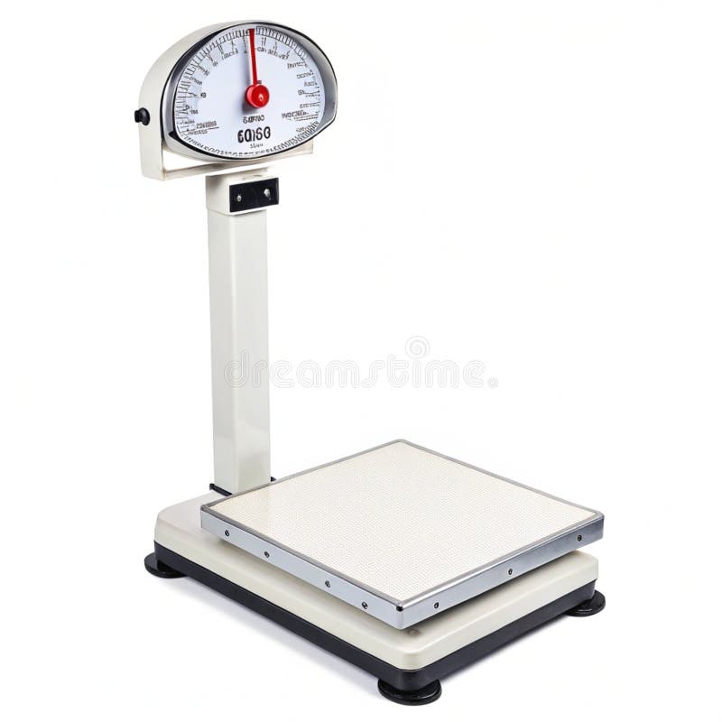 Box Scale Isolated on White Background Stock Illustration ...