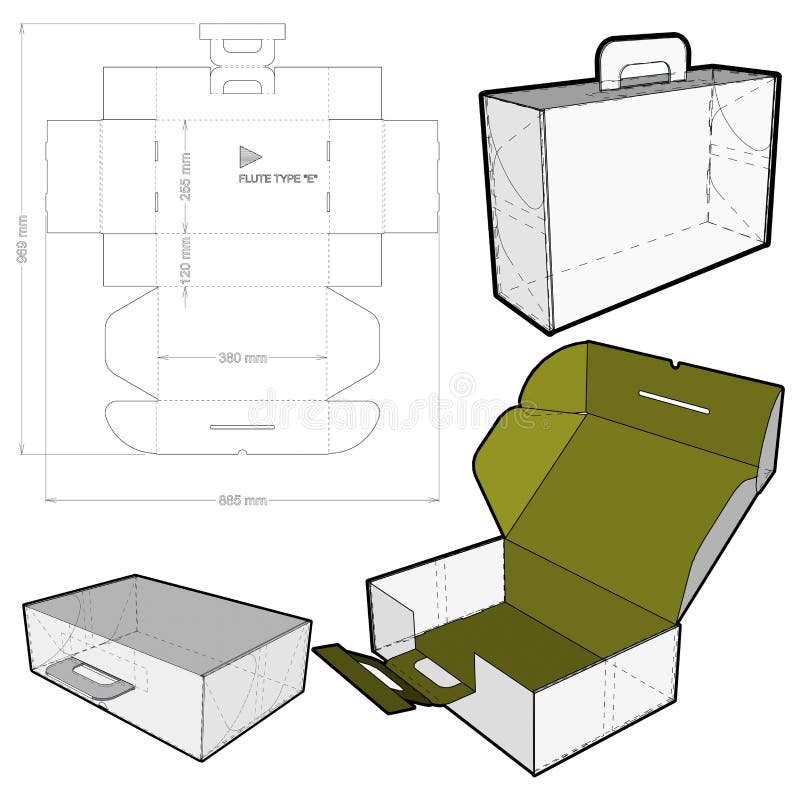 Shoe Box Die Cut Stock Illustrations – 410 Shoe Box Die Cut Stock ...