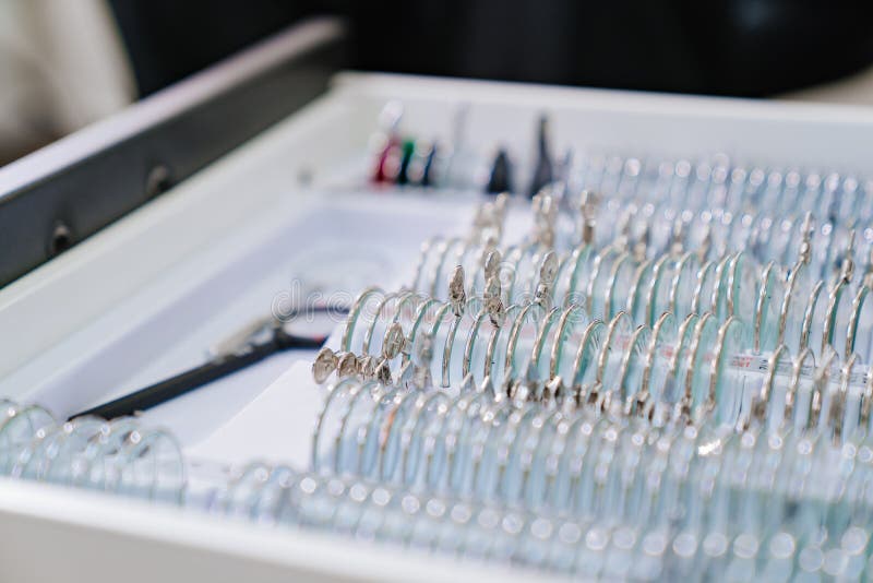 Box with a Set of Test Spectacle Lenses for the Examination ...