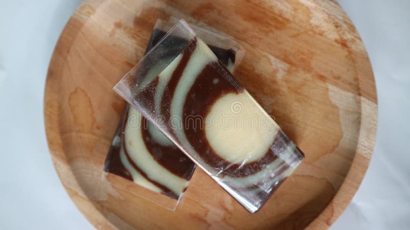 Box-shaped Chocolate Layer Cake Stock Image - Image of dish, indonesia ...