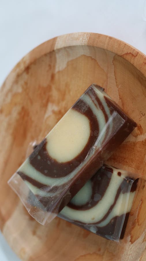 Box-shaped Chocolate Layer Cake - Yessss Stock Image - Image of ...