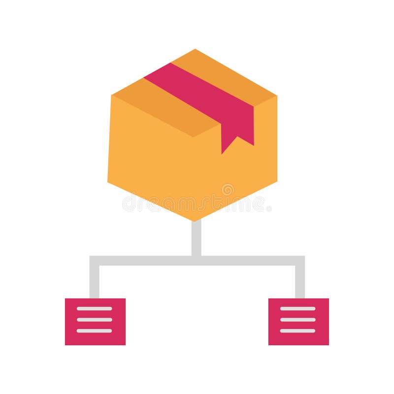 Box Sharing Isolated Vector Icon Which Can Easily Modify or Edit Stock ...