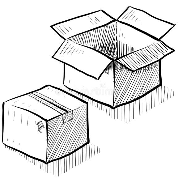 Cardboard Box Doodle Stock Illustrations – 5,293 Cardboard Box Doodle ...
