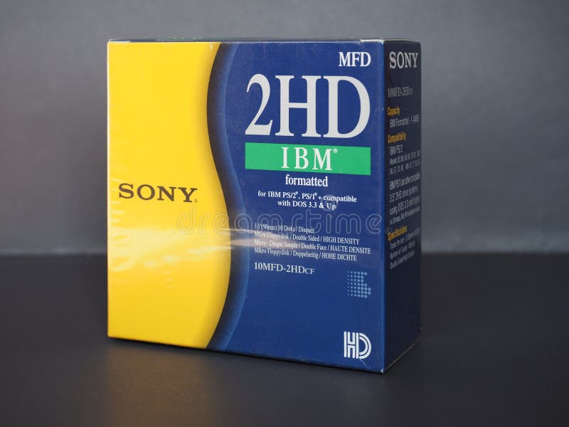 Box of Sony Magnetic Diskettes for Personal Computer Data Storag ...