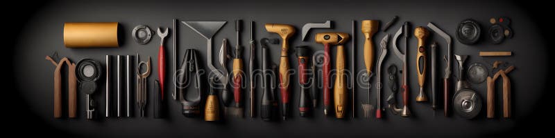 Box of Strange Tools. Generative AI Stock Illustration - Illustration ...
