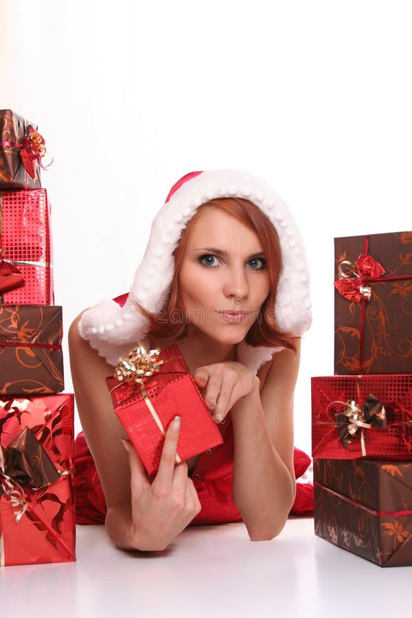 Box with surprise stock image. Image of claus, beauty - 11566797