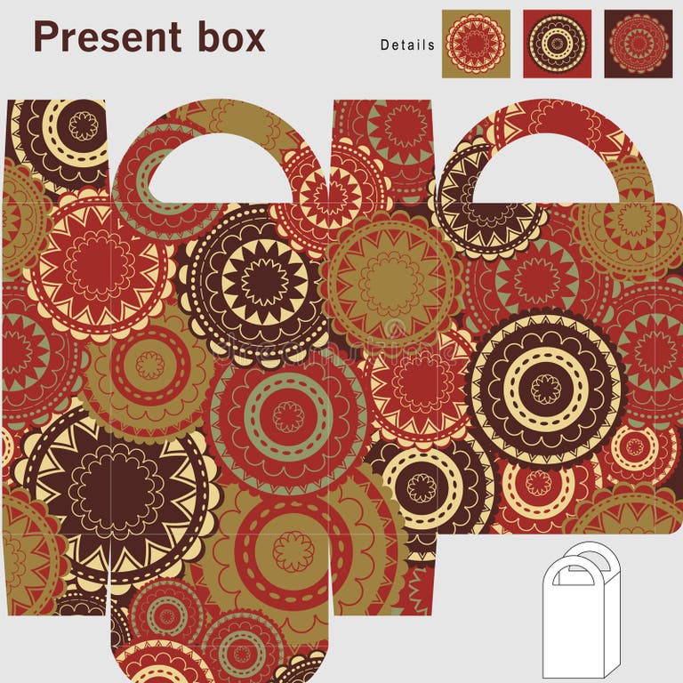 Circle Box Cut Template Stock Illustrations – 715 Circle Box Cut ...