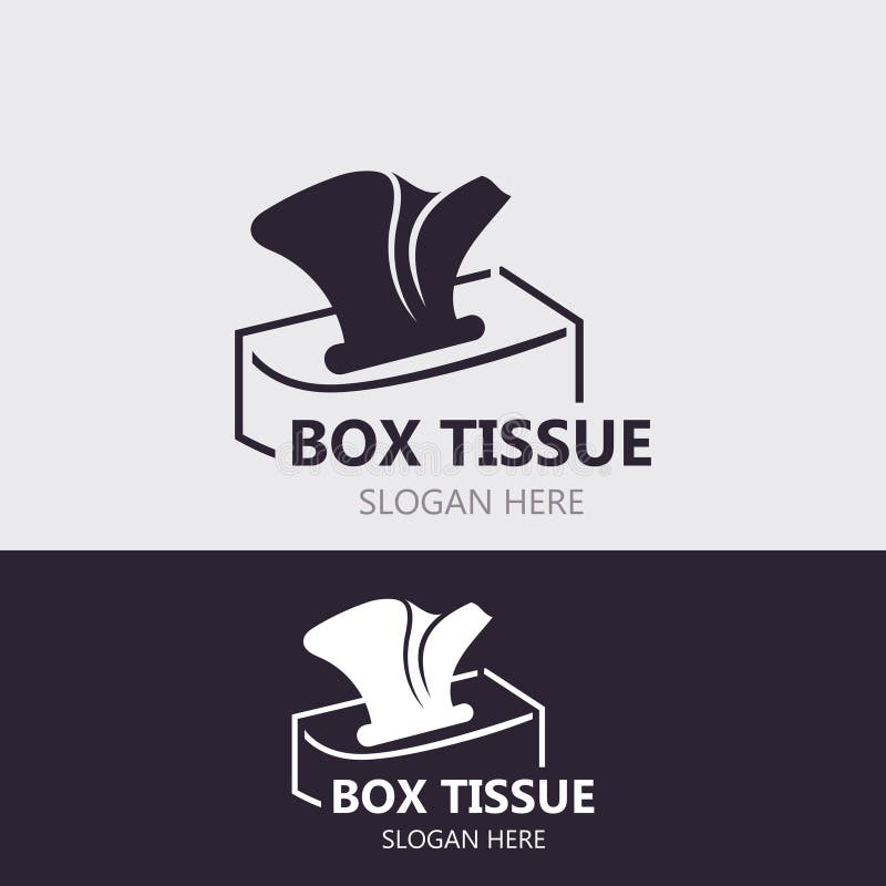 Box Tissue Vector Icon Image Design. Facial Tissue Flat Style ...
