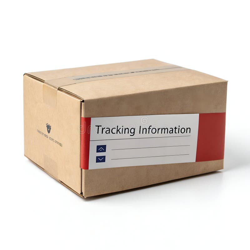 Box Tracking stock illustration. Illustration of delivery - 357245870