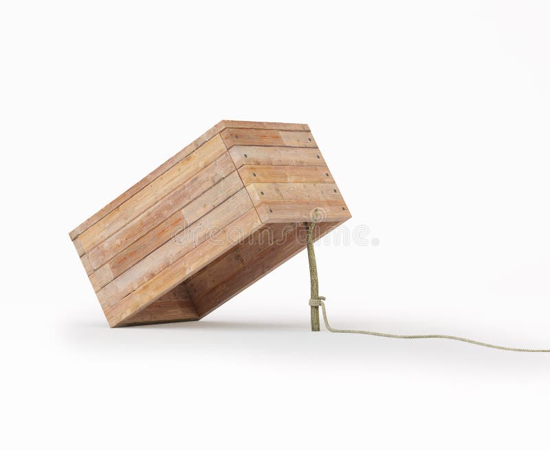 Box trap stock image. Image of entrapment, business, attraction - 60852463