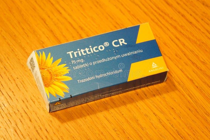Box of Trittico on a table editorial image. Image of company - 309956860