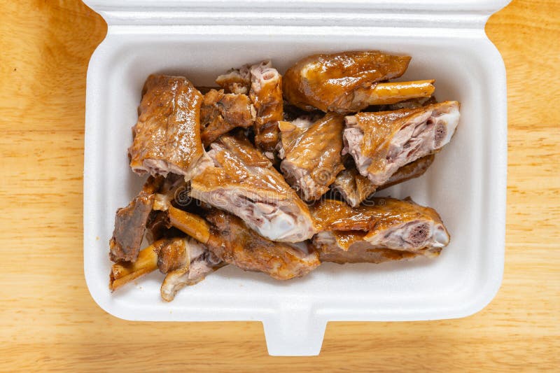 Box of turkey wings stock photo. Image of people, nutrition - 288571422