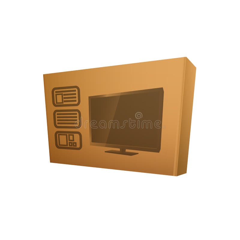 Box Packing Tv Stock Illustrations – 39 Box Packing Tv Stock ...