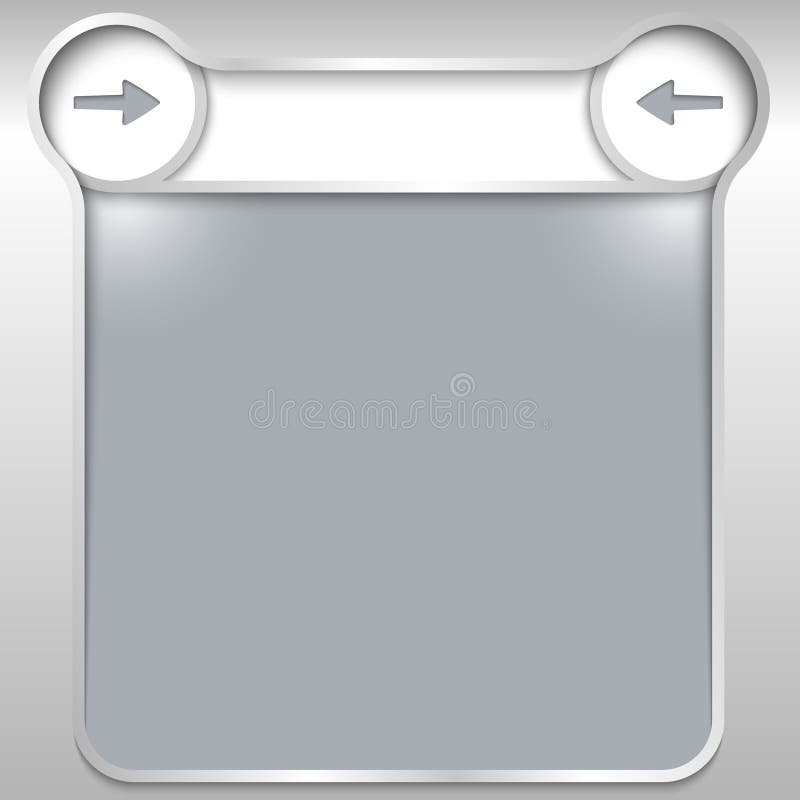 Box with two marks stock vector. Illustration of circle - 35121601